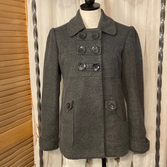 BE COOL | Jackets & Coats | Be Cool Jacket Grey Oversized Buttons And ...